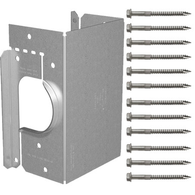 Simpson Strong-Tie HSS4-SDS3 - 4x Stud Shoe (3-9/16" width) w/ 3" SDS ...