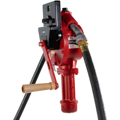 FILL-RITE FR112C - Rotary Hand-Operated Fuel Transfer Pump w/ Gallon ...