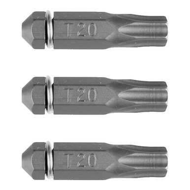 QuikDrive BITTX20-RC3 T-20 Driver Bit Pack 3ct | FastoolNow.com