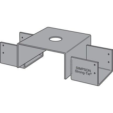 Simpson Strong-Tie GHD66-6 - 6" x 6" Girder Saddle Hanger, 6-1/16 ...