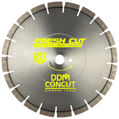 DDM Concut Y8100 - 8" x .100 Yellow Fresh Cut Diamond Blade