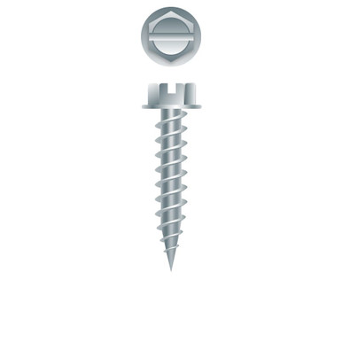 Strong-Point N10325 - #10 x 2" SLT Hex Head Needle Point Screw, Zinc 2000ct