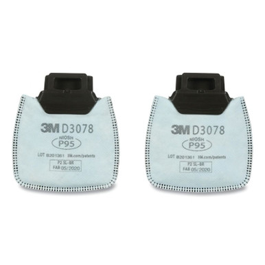 3M D3078 Secure Click Filter P95/Nuisance Level OV/AG Relief