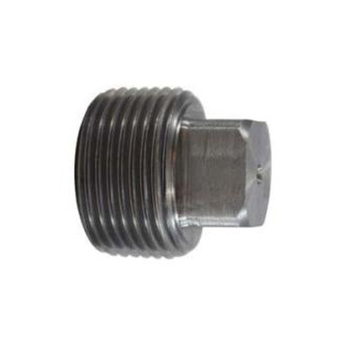 Midland Industries 67657 Solid Square Head Plug, 1-1/2" MNPT, Steel, Black