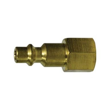 Midland Industries 28534B Industrial Interchange Plug, 1/4" FIP, Brass