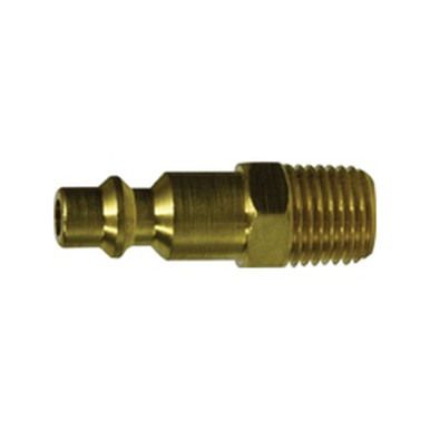 Midland Industries 28546B - Industrial Interchange Plug, 1/4" MIP, Brass