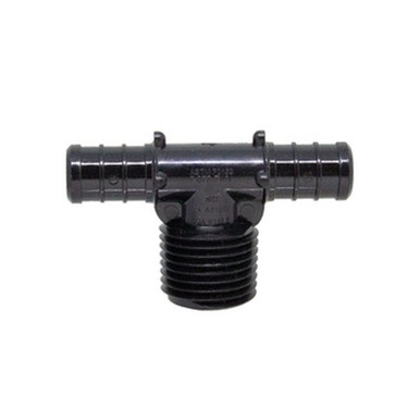 Midland Industries 35242 - Branch Tee, 1/2" PEX x 1/2" PEX x 1/2" MPT ...