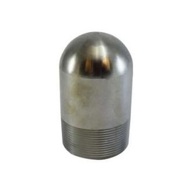 Midland Industries 91009 Standard Bull Plug, 2-1/2" MPT, Steel, Zinc ...