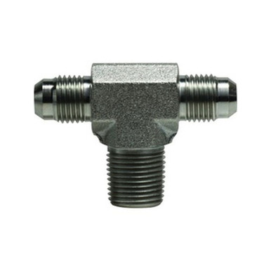 Midland Industries 260142 Branch Tee, 1/4" MJIC x 1/4" MJIC x 1/8" MPT ...