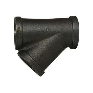 Midland Industries 64971 Lateral Wye, 4" FPT x 4" FPT x 4" FPT, Iron ...