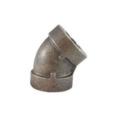 Midland Industries 68191 45 deg Elbow, 4" Female Threaded x 4" Female ...