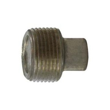 Midland Industries 63684 Solid Hex Head Plug, 3/4" MPT, Stainless Steel ...