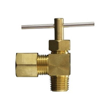 Midland Industries 26013 - Captive Sleeve Angle Needle Valve, 5/16 x 1/ ...