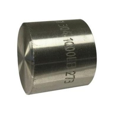 Midland Industries 62477B1 Barstock Cap, 1-1/2" FPT, Stainless Steel ...