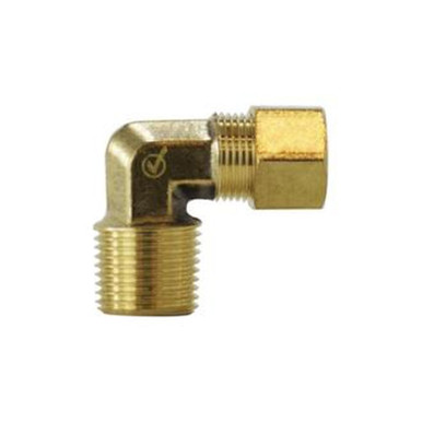 Midland Industries 700069-0402 - 90-deg Elbow, 1/4" Compression x 1/8 ...