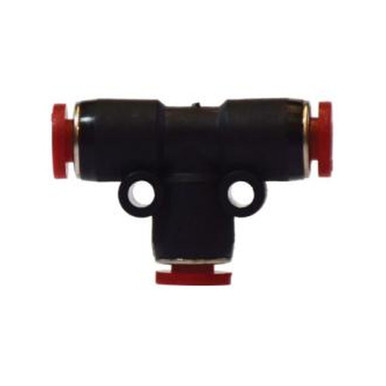 Midland Industries 20612 Union Tee, 8 mm Push-In Tube x 8 mm Push-In ...
