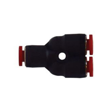 Midland Industries 20814 Union Wye Adapter, 6 mm Push-In Tube x 6 mm ...