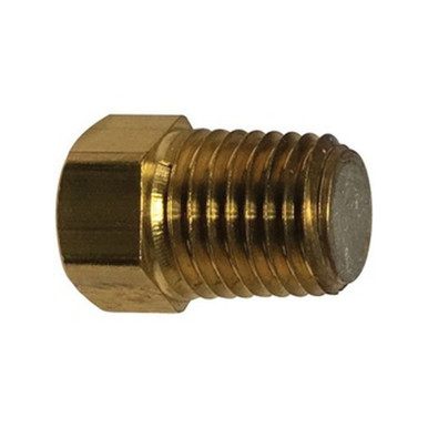 Midland Industries 10607 Fusible Pipe Plug, 3/8" SAE 45 deg Flared, Brass