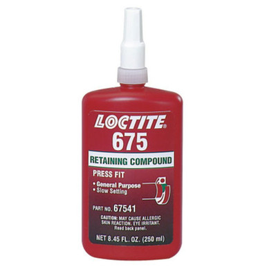 LOCTITE 135533 675 Retaining Compound Medium Strength 250ml Bottle ...