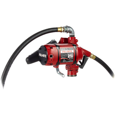 FILL-RITE NX25-120NB-AG - 120V 25 GPM Fuel Transfer Pump w/ Nozzle