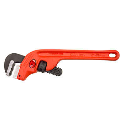 WHEELER-REX 4710 10" Heavy-Duty End Iron Pipe Wrench | FastoolNow.com