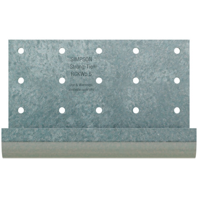 Simpson Strong-Tie RCKW5.5-R10 CFS Clip 3.5 x 2.25 x 5.5, 7GA 10pk ...