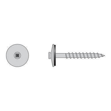 Simpson Strong-Tie S07C162XOM #7 x 1-5/8" 305SS Trim-Head Screw w/EPDM ...