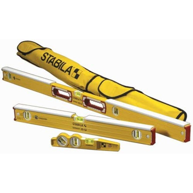 STABILA 48296 Type 196-2 Masonry 3-Level Set With Case | FastoolNow.com