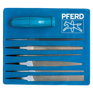 PFERD 17009 4" Key File Set, 6 Pieces, Second Cut | FastoolNow.com