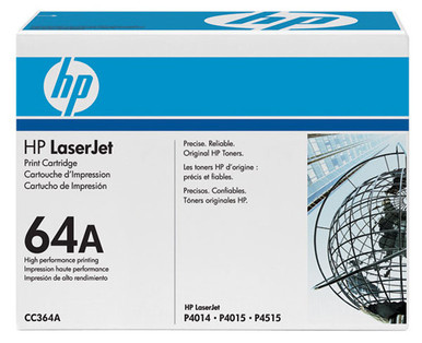 HP CC364A OEM Toner Cartridge Black For HP Printers Standard Yield
