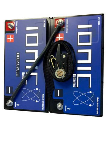 IONIC LITHIUM - 12in 4AWG Battery Cable - Outdoor Alphas