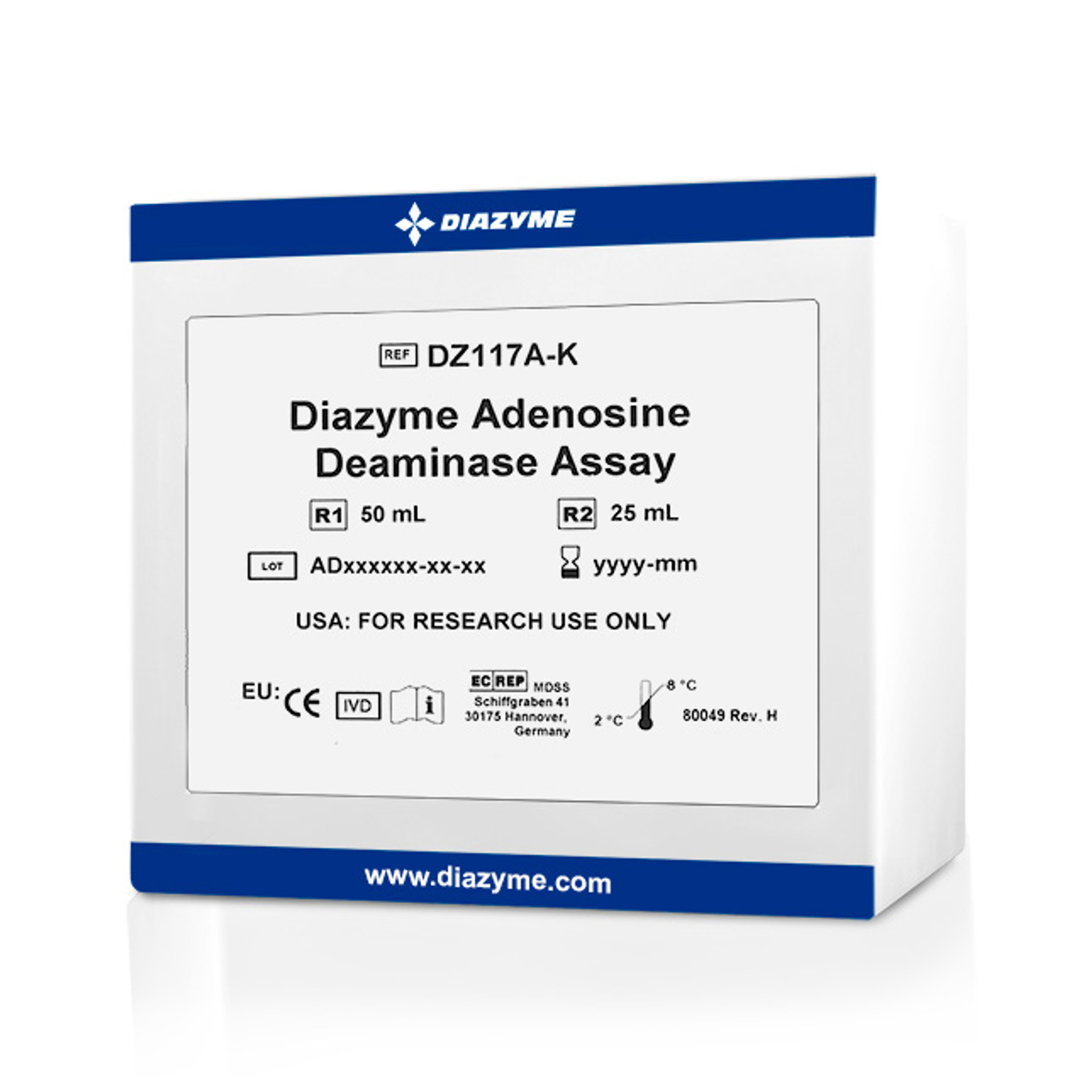 Adenosine Deaminase Assay (ADA) Export Use Only
