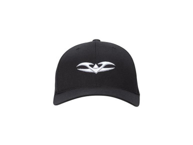 Valken Flex Fit Hat - V Logo Black/Black - MR Paintball Gear Canada