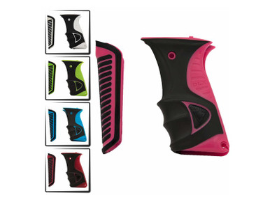 DLX LUXE Grip Kit - BLACK WHITE Complete - MR Paintball Gear Canada