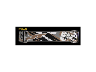JT Woven Goggle Strap - Brown - MR Paintball Gear Canada