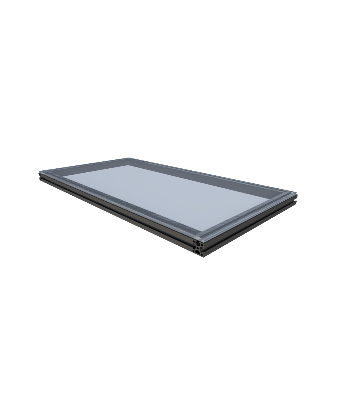 DF Series Adjustable Back Half Shelf