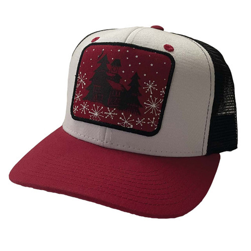 Vail Covered Bridge Hat-Red - Outdoor Divas