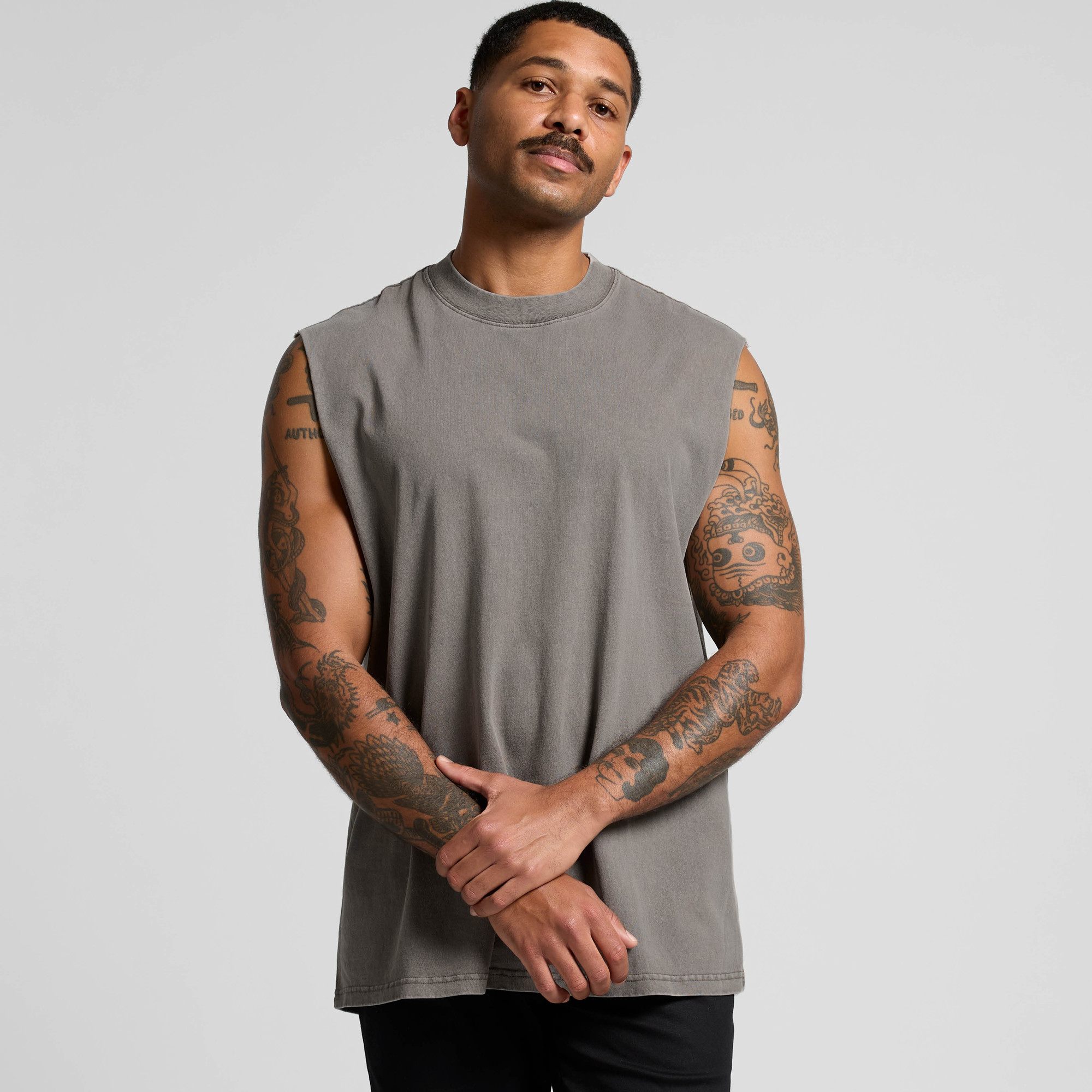 5084 Mens Heavy Faded Tank | Rebrandable Singlets | AS Colour