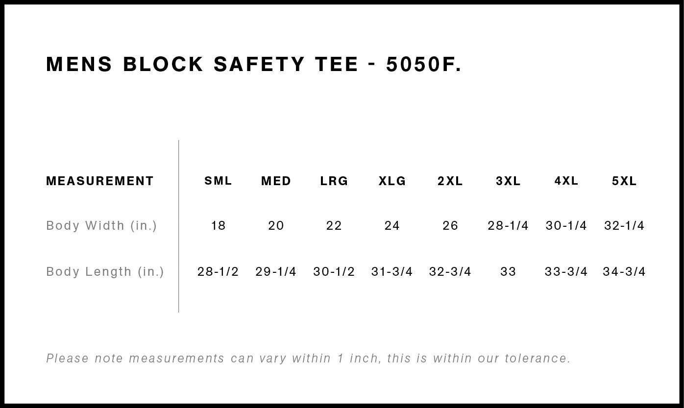 Block Safety Tee | 5050F - AS Colour US