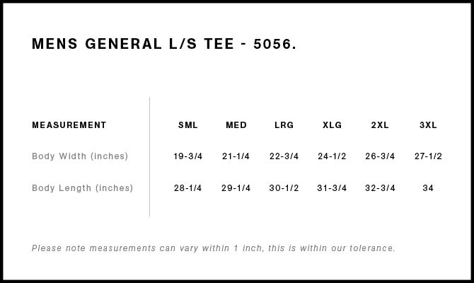 General L/S Tee | 5056S - AS Colour US