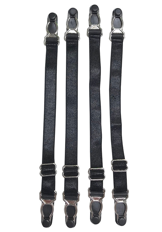 Arianna - Individual Garters for Nylon Stockings Satin Finish with Hooks