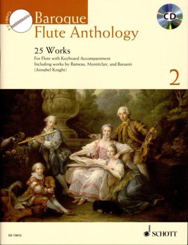 Baroque flute anthology volume 2 +CD : 25 pièces pour flûte traversière ...