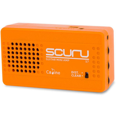 MINI AMPLI POUR GUITARE ELECTRIQUECALINE SCURU S7 orange| paul-beuscher.com