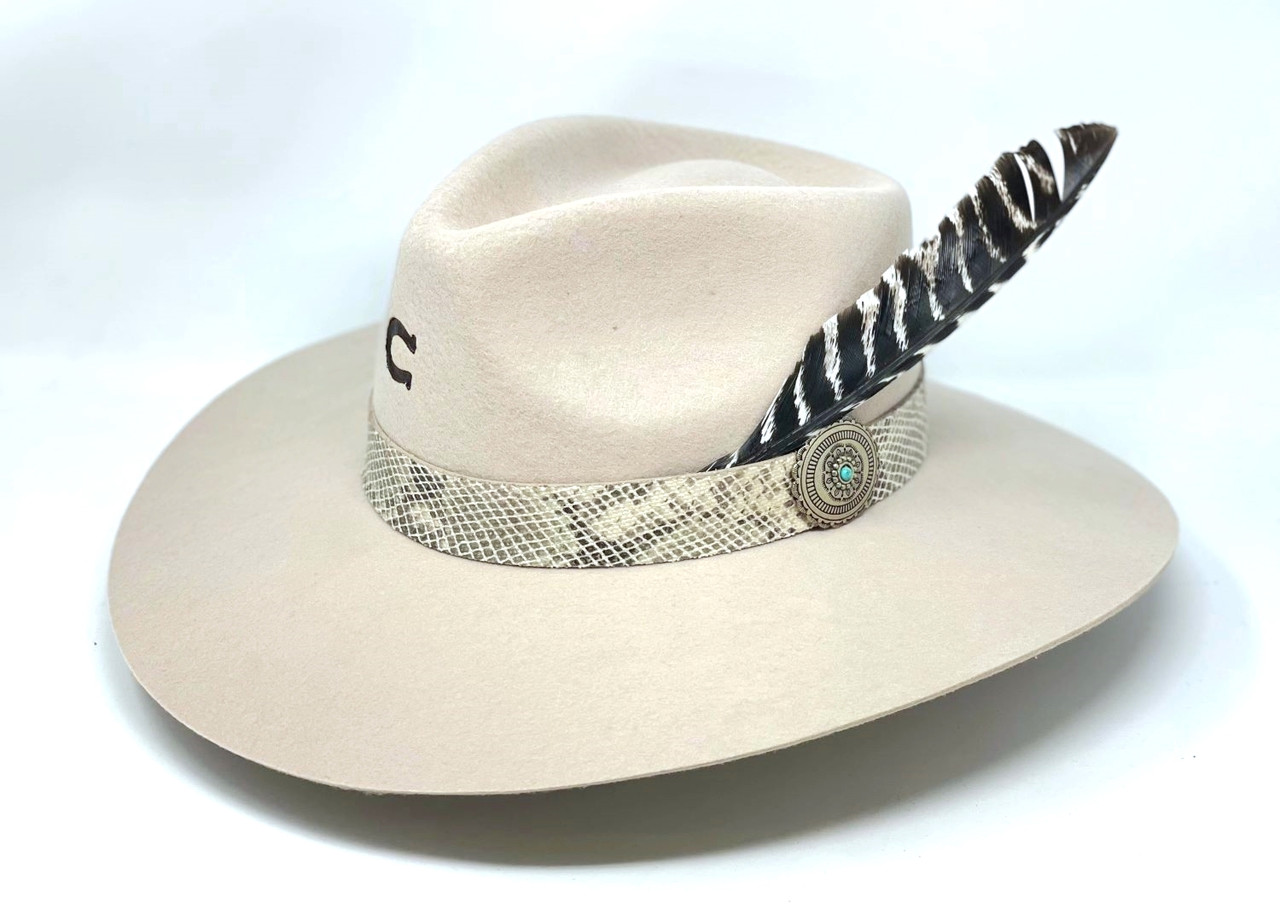 Charlie 1 Horse Sidewinder Wool Felt Fashion Hat - One 2 mini Ranch