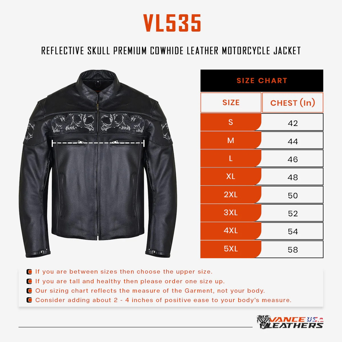 Reflective Skull Premium Cowhide Leather Motorcycle Jacket - One 2 mini ...