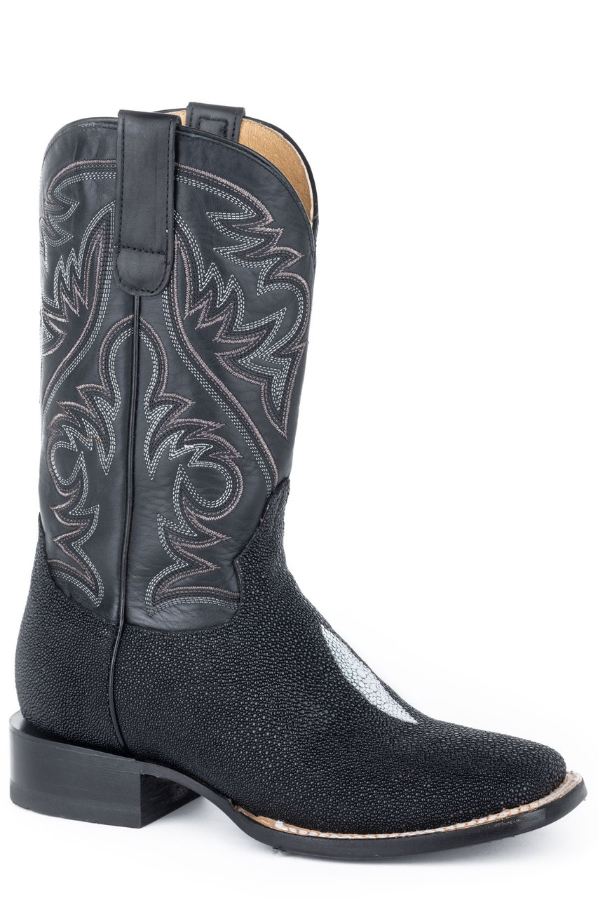 Men's Roper Silas Exotic Stingray Western Boots - One 2 mini Ranch