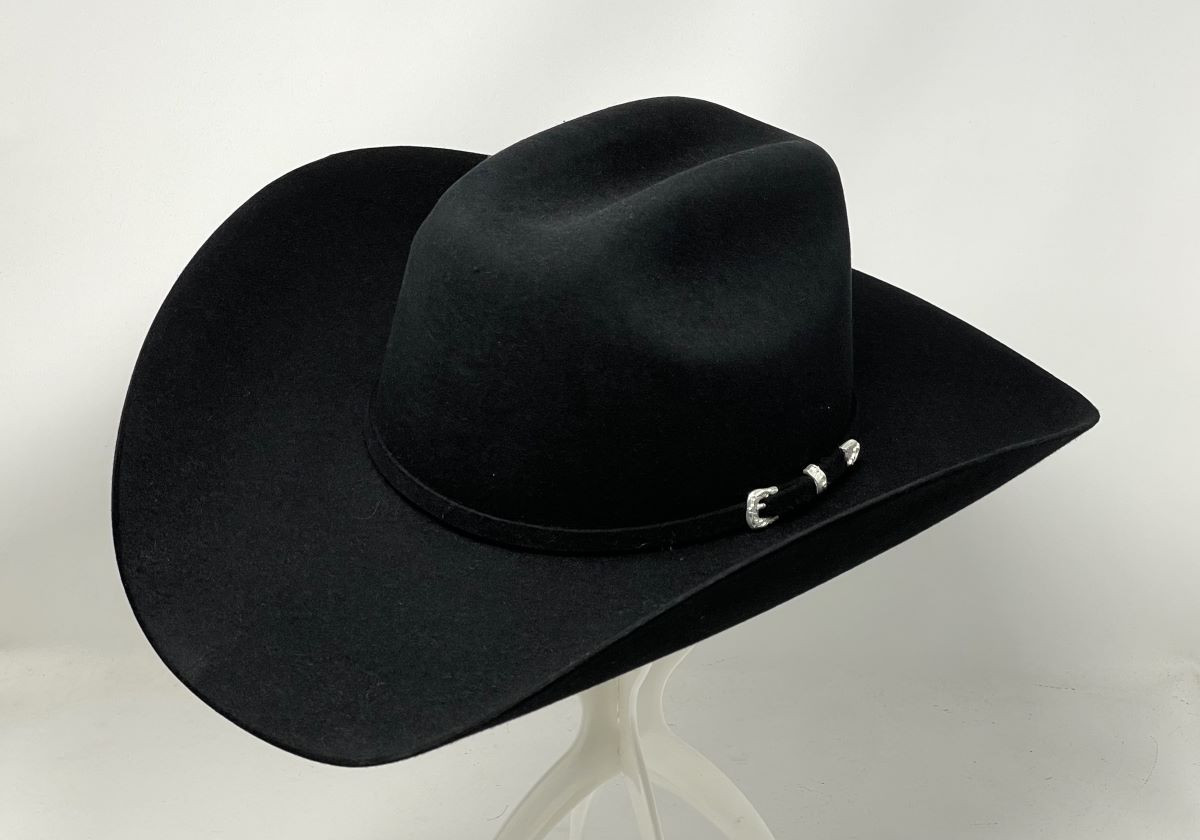 Stetson Lariat 5X Black Fur Felt Cowboy Hat - One 2 mini Ranch