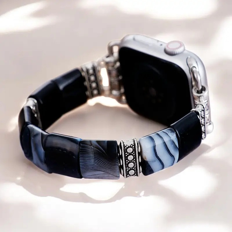 Cape Diablo Bohemian Noir Stretch Apple Watch Strap - One 2 mini Ranch