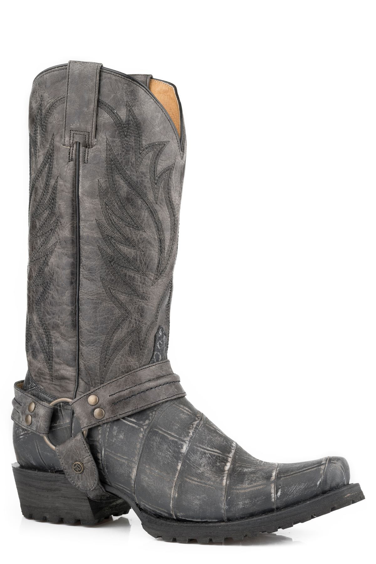 Roper Men's Diesel Lug Western Boots - Snip Toe - One 2 mini Ranch