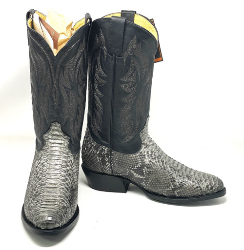 Roper Peyton Grey Python Cowboy Boots - One 2 mini Ranch